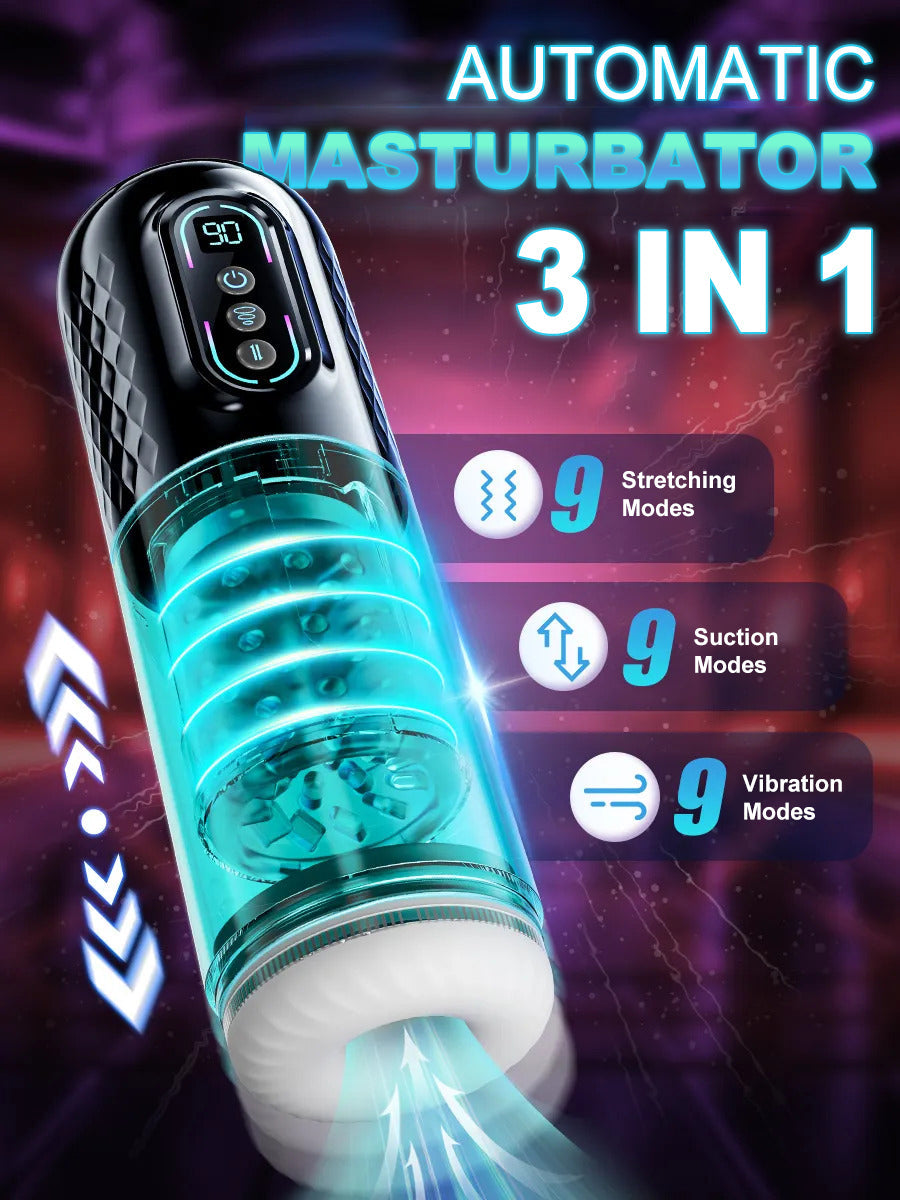 【Discreet Delivery】-Smart Suction & Stroke Device – Fully Automated for Effortless Enjoyment ...